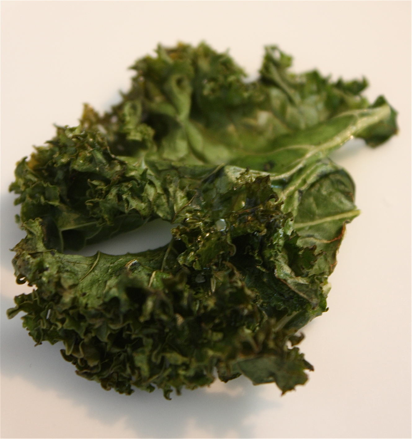 Easy Green Kale Chips - A Big Mouthful